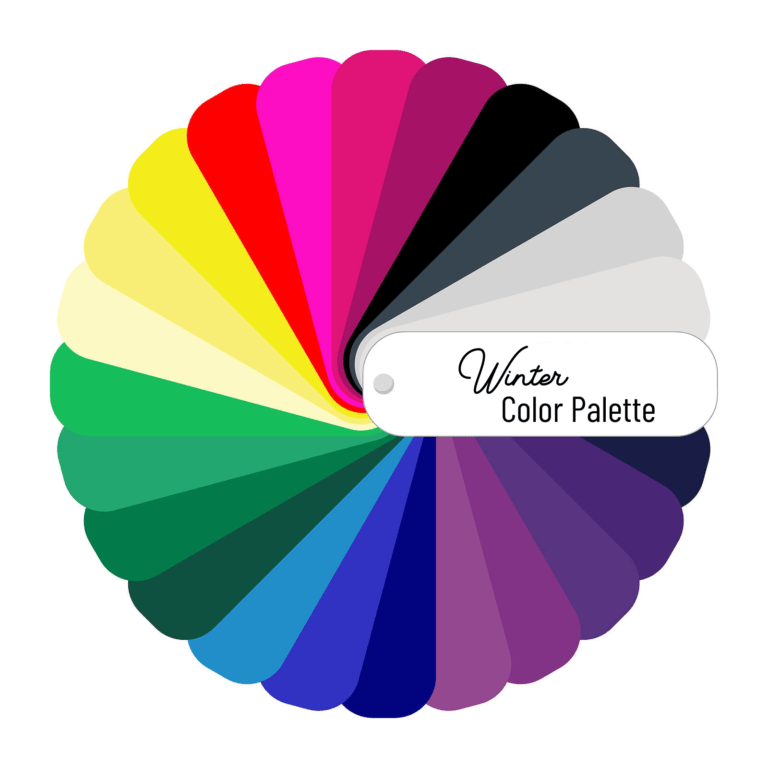 Winter Skin Tone Color Palette - Colorfully Confident